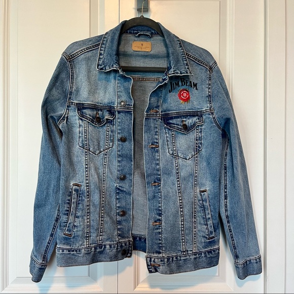 Jackets & Coats | Jim Beam Denim Jacket Small | Poshmark